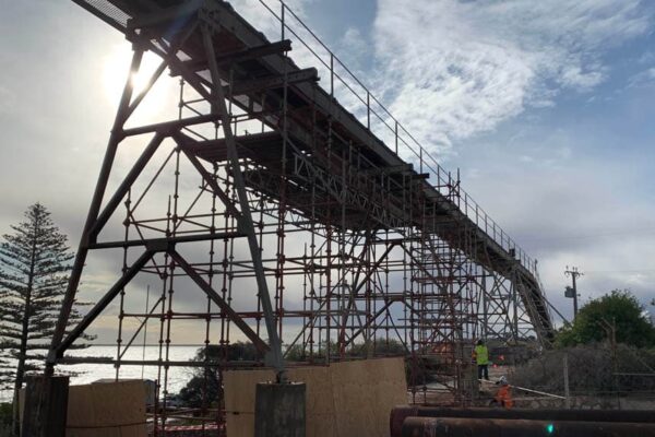 Conveyor Trestle Replacement | QMM